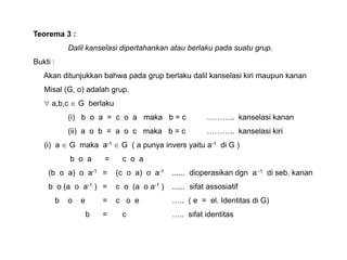 Teorema Grup | PPTX