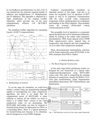 4 - Simulation and analysis of different DCT techniques on MATLAB ...