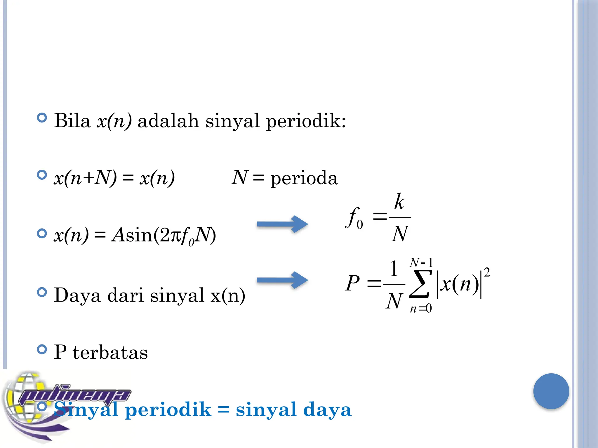 Sistem dan Sinyal Waktu Diskrit - Pemrosesan Sinyal Digital.pptx