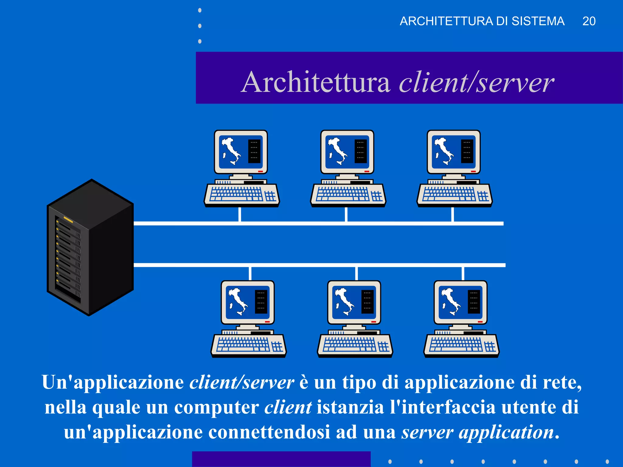 SISTEMI INFORMATIVI TERRITORIALI: ARCHITETTURA DI SISTEMA | PPT