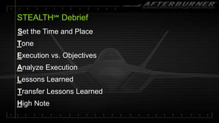 OPERATION DEBRIEF: The Secret Weapon of High-Performing Ops Teams | PPTX