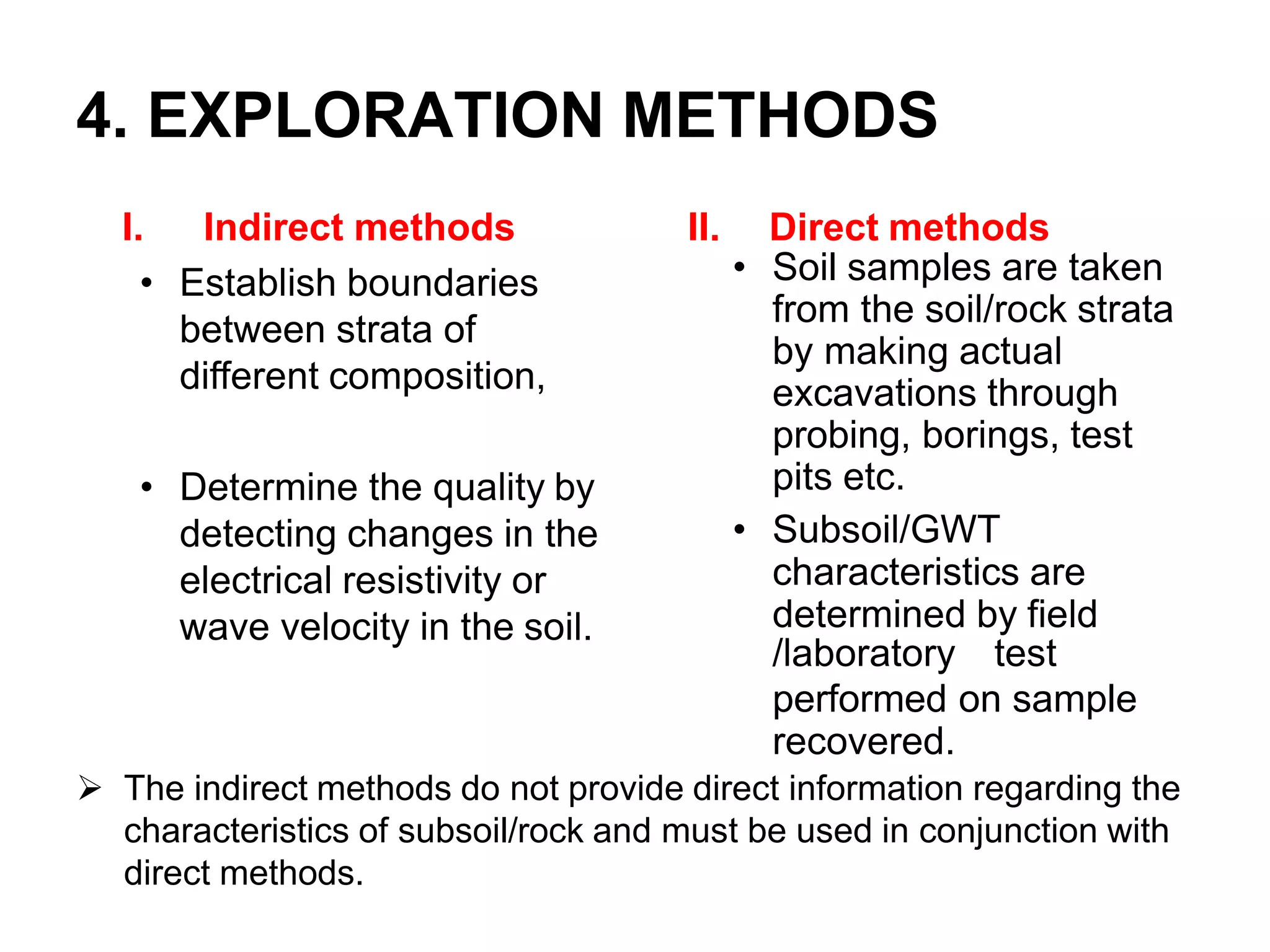 Soil Exploration | PPTX
