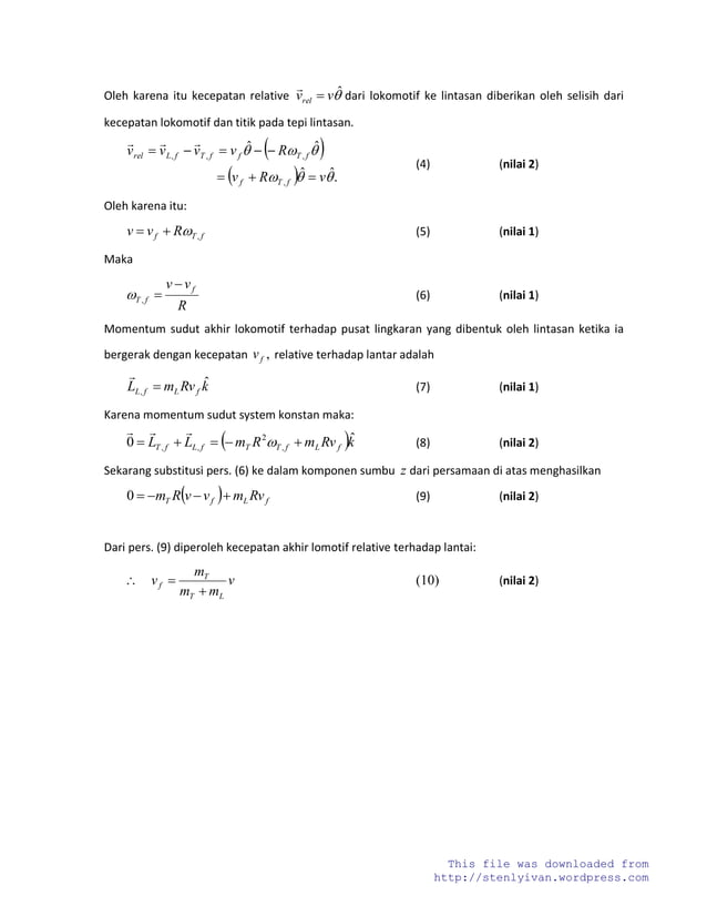4 solusi-osk-fisika-2013(1) | PDF