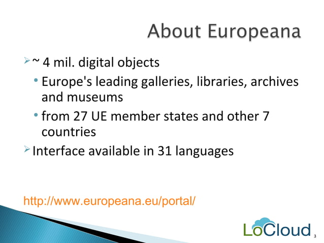 Romanian digital collections in Europeana | PPT