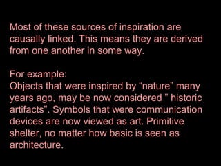 4 sources of inspiration i | PPT