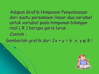 Sistem Persamaan Dua Variabel Kelas 8 | PPT