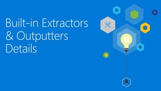 U-SQL Reading & Writing Files (SQLBits 2016) | PPT