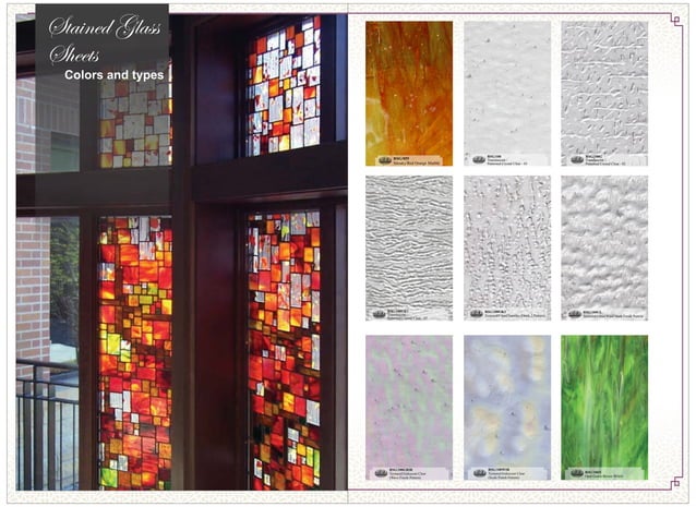 Sahara Glass Stained Glass Sheets Color and Style | PPT