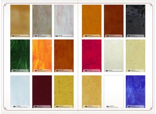 Sahara Glass Stained Glass Sheets Color and Style | PPT