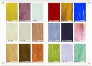 Sahara Glass Stained Glass Sheets Color and Style | PPT