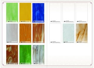 Sahara Glass Stained Glass Sheets Color and Style | PPT