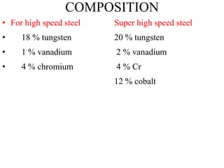 Stainless steel, tool steel | PPT