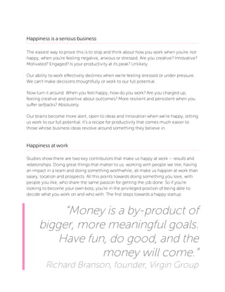 4 Steps To A Happy Startup | PDF