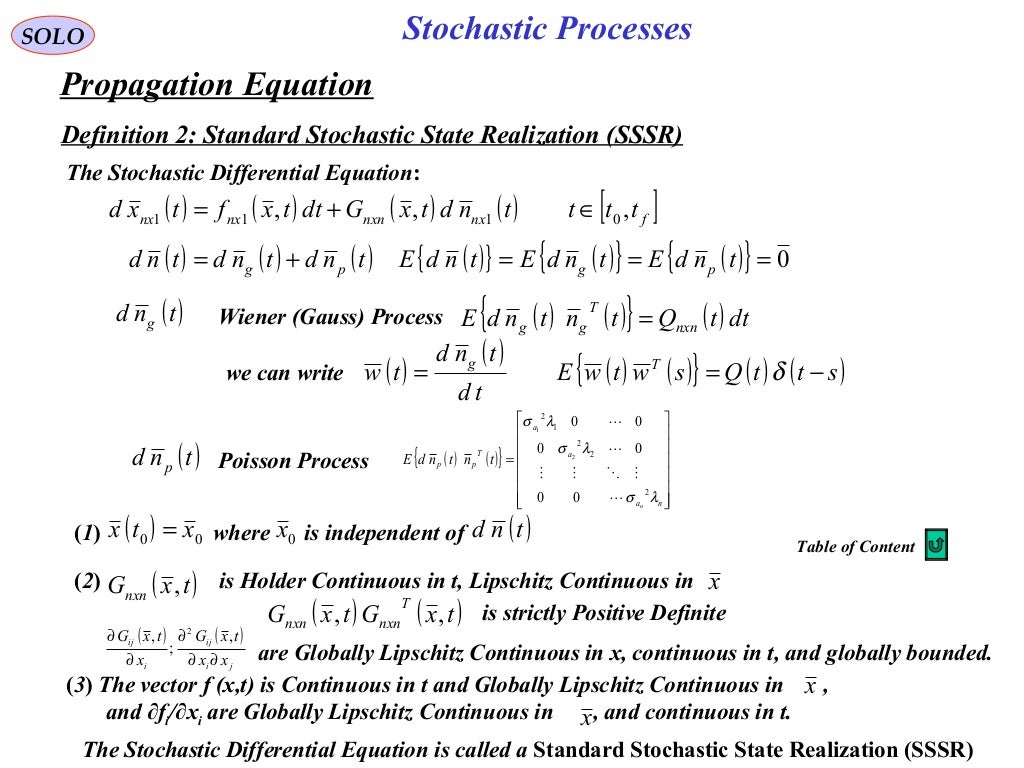 4 Stochastic Processes