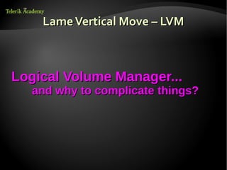 4. storage lvm | ODP