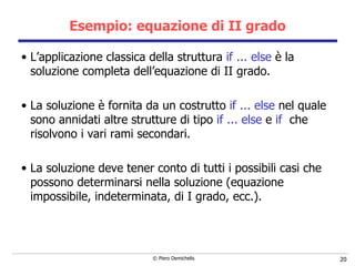4 Strutture Condizionali | PPT