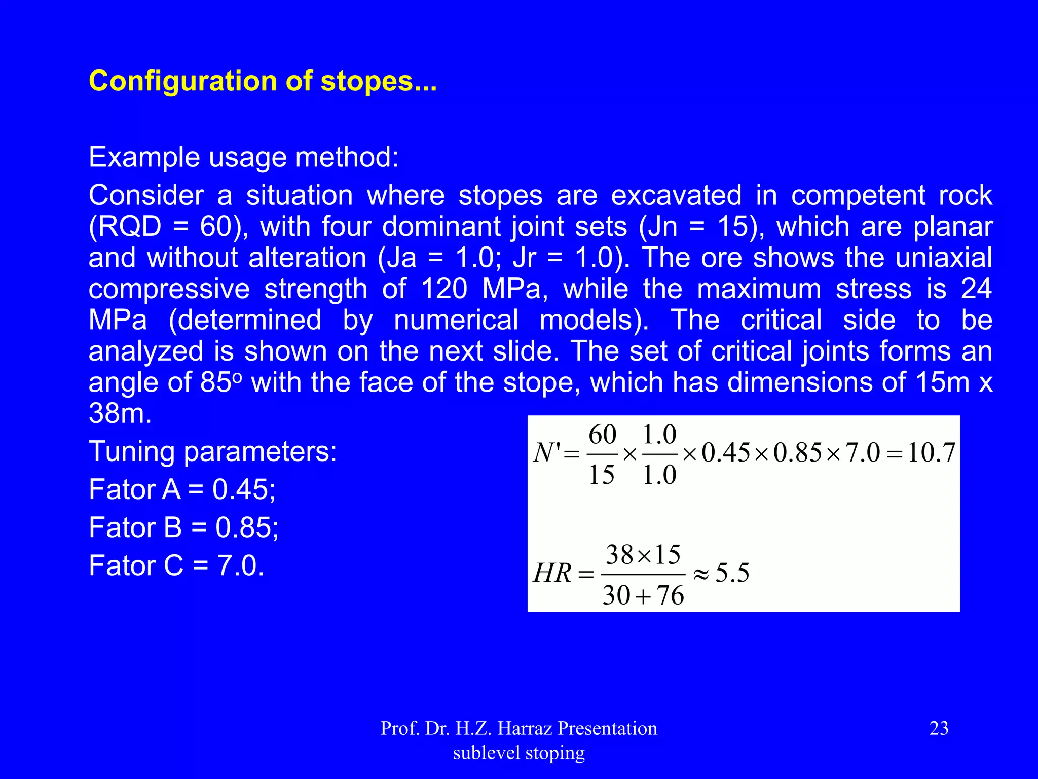 Sublevel stoping..Underground mining methods | PDF | Geology | Science