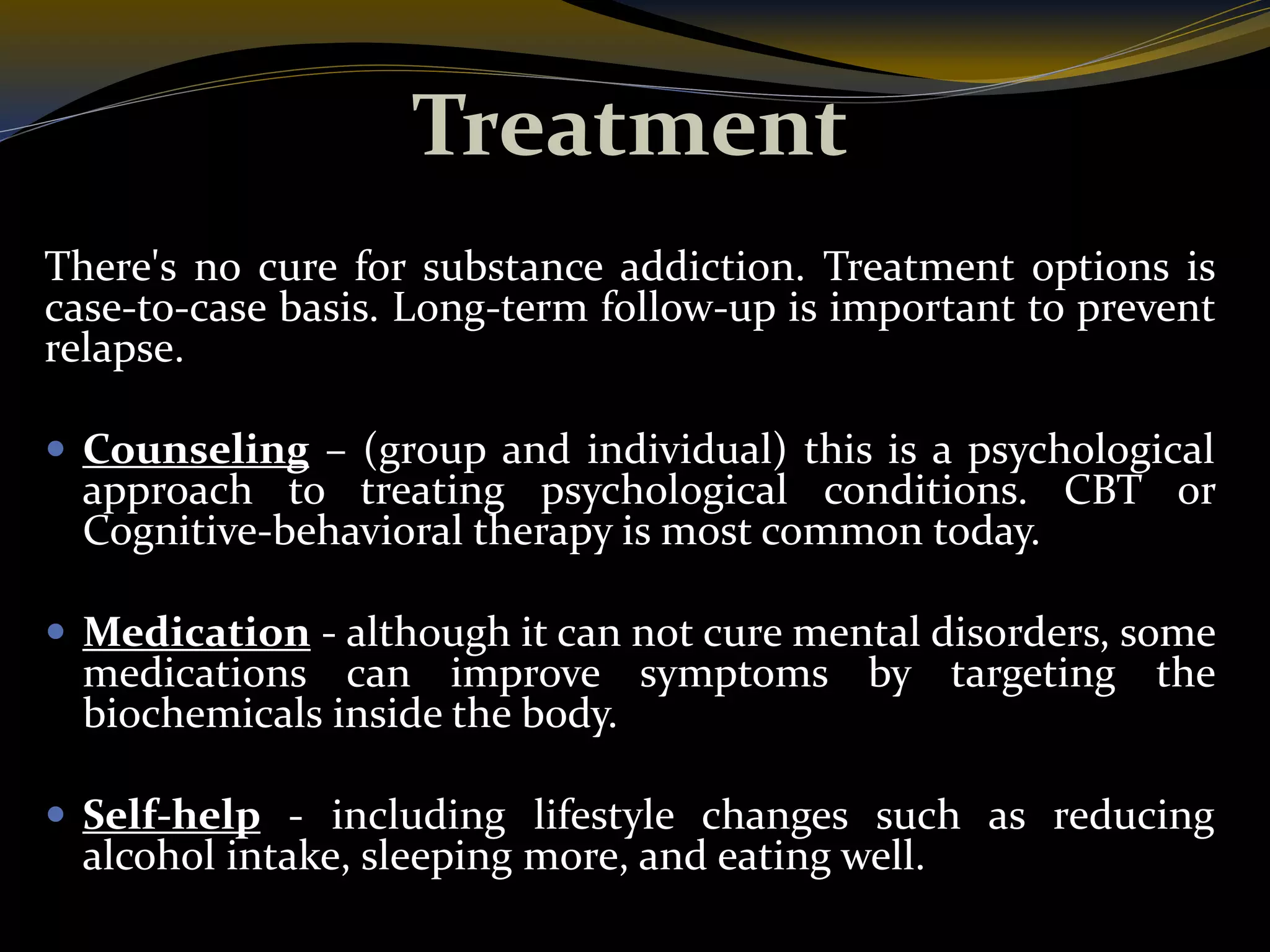 Substance Abuse Disorders | PPTX