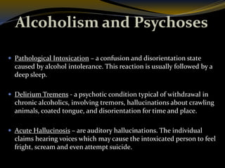 Substance Abuse Disorders | PPTX