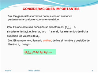 4 Sucesiones | PPT