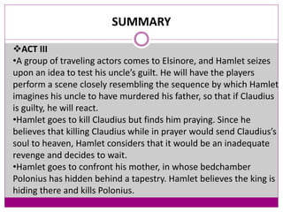 4 summary hamlet | PPT