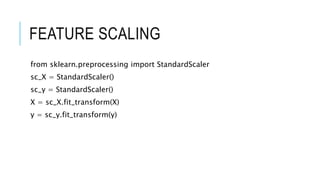 support vector regression