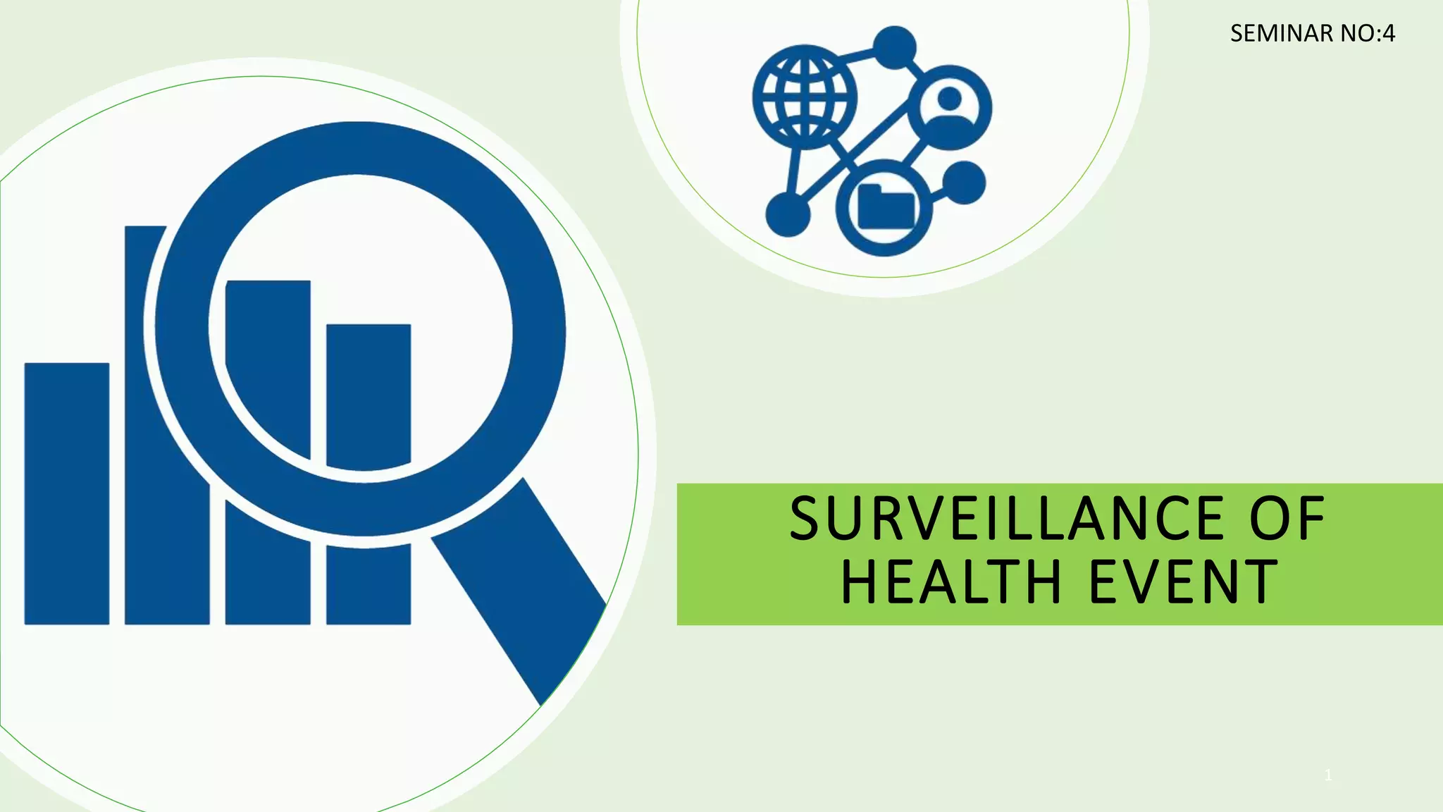 SURVEILLANCE OF HEALTH EVENT | PPTX