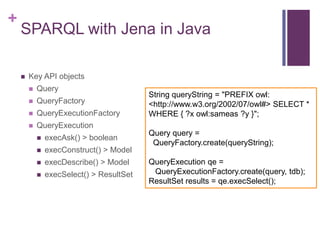 4 sw architectures and sparql | PPTX