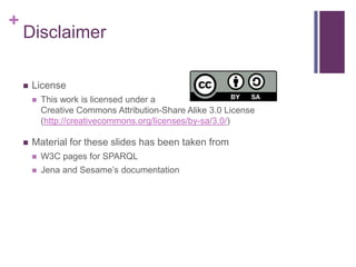 4 sw architectures and sparql | PPTX