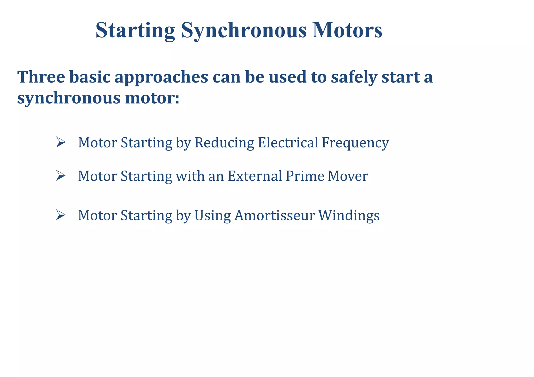 synchronous motor, Starting Torque, Types, Equivalent Circuit, Torque ...