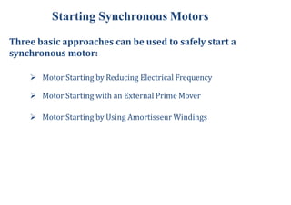 synchronous motor, Starting Torque, Types, Equivalent Circuit, Torque ...