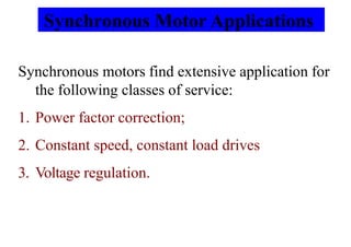 synchronous motor, Starting Torque, Types, Equivalent Circuit, Torque ...
