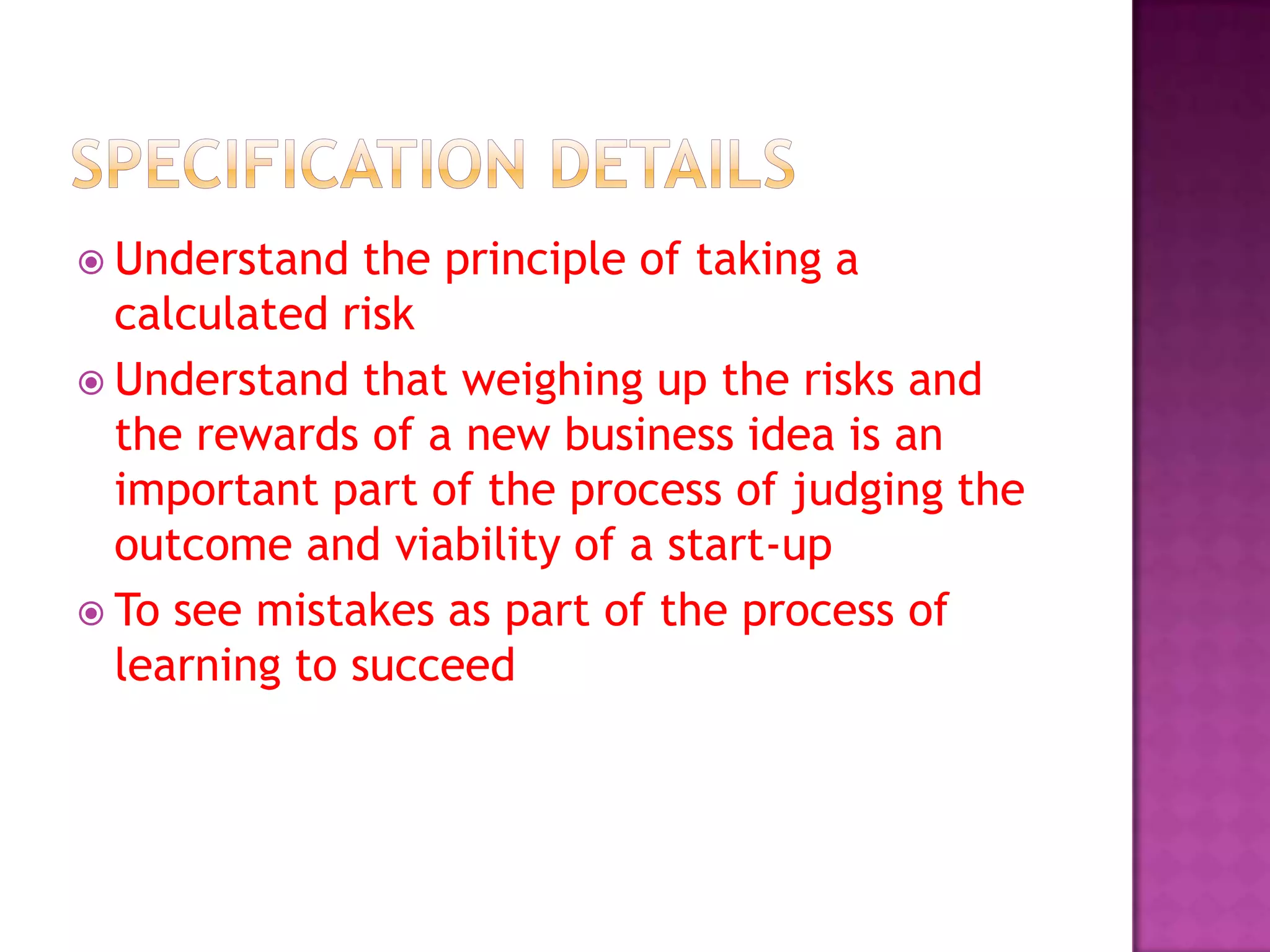 4 taking calculated risks | PPTX