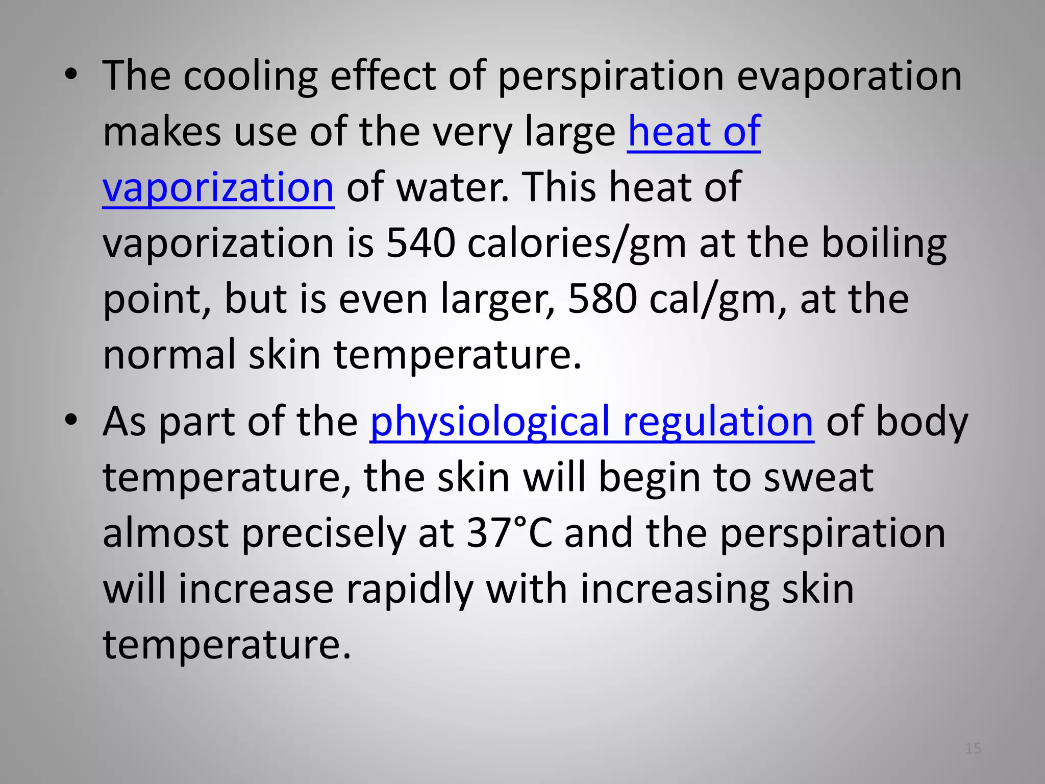 Temperature Regulation Of The Human Body | PPTX
