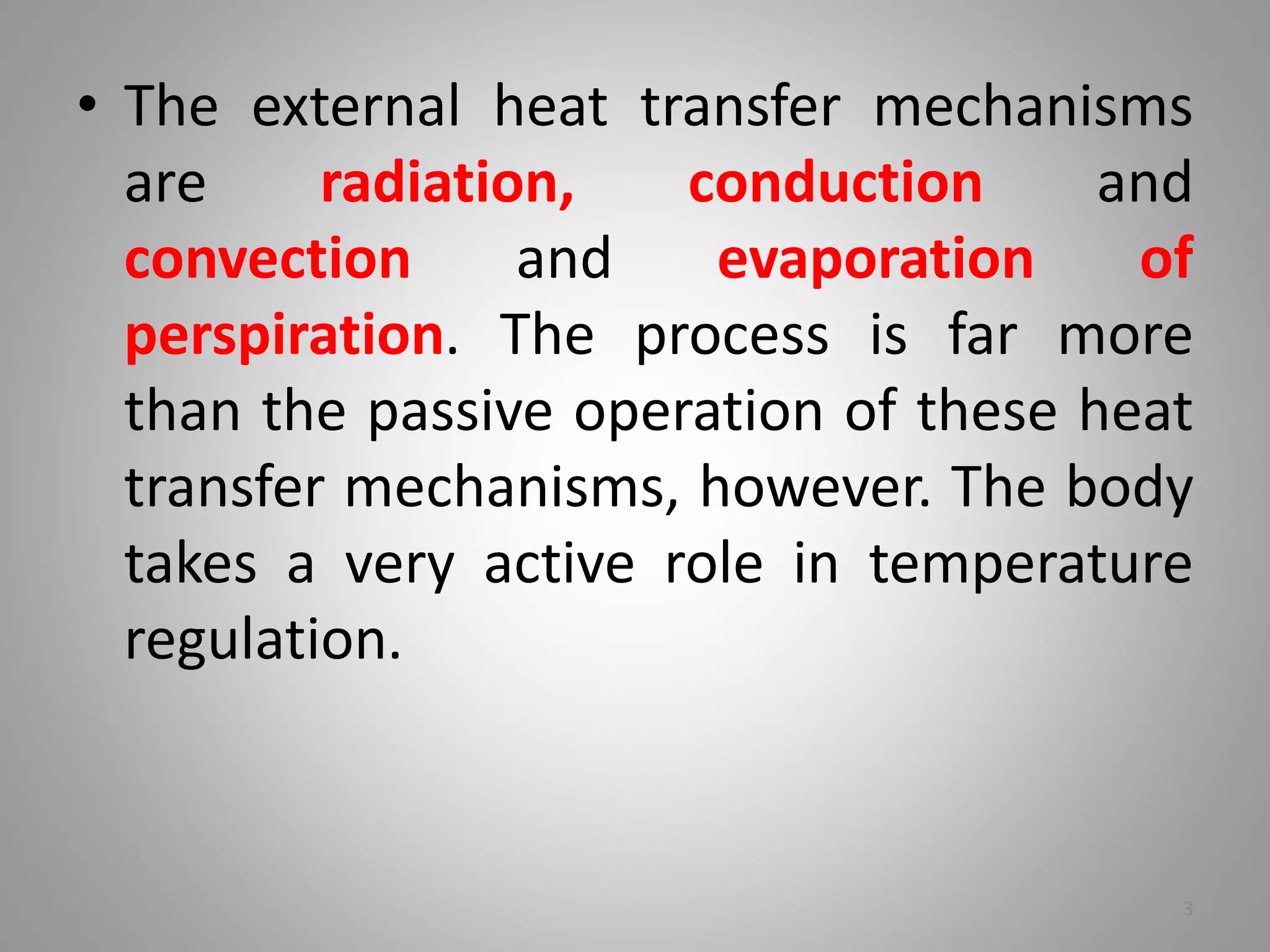 Temperature Regulation Of The Human Body | PPTX