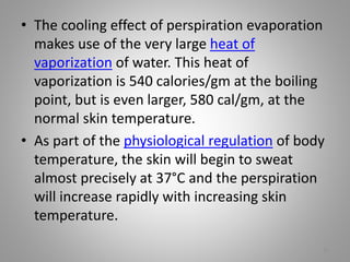 Temperature Regulation Of The Human Body | PPTX