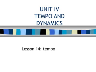 tempo and dynamics | PPT