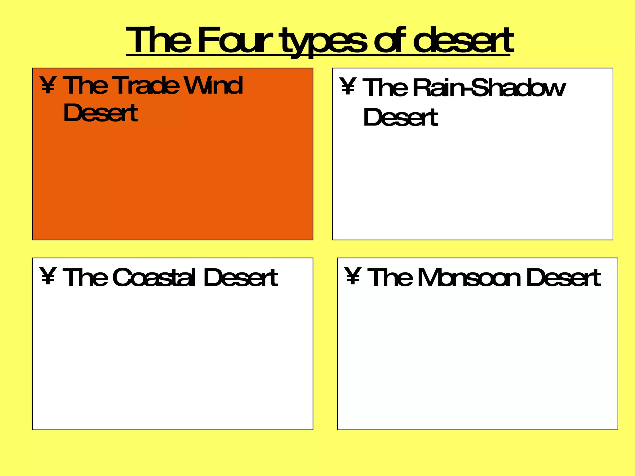 4 the 4 types of desert.ppt