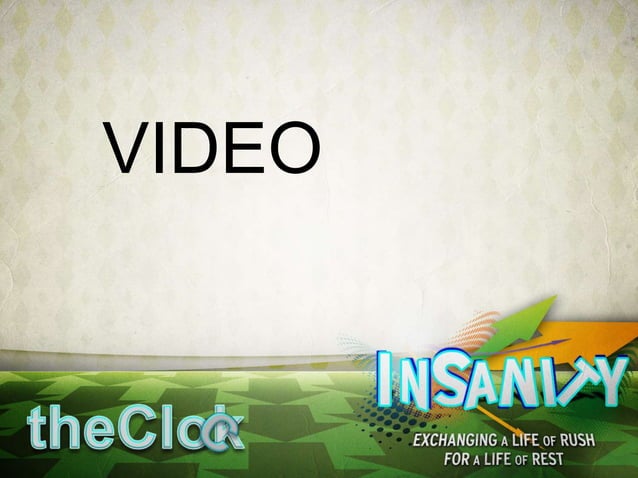 Insanity: The Clock | PPTX