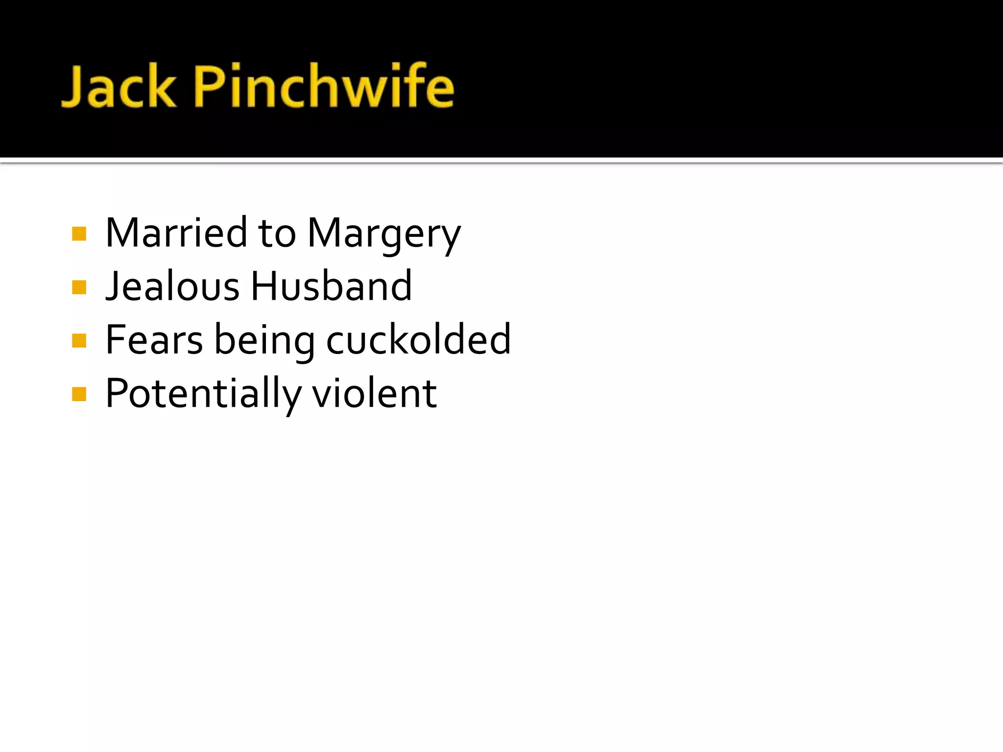 4 the country wife characters | PPTX