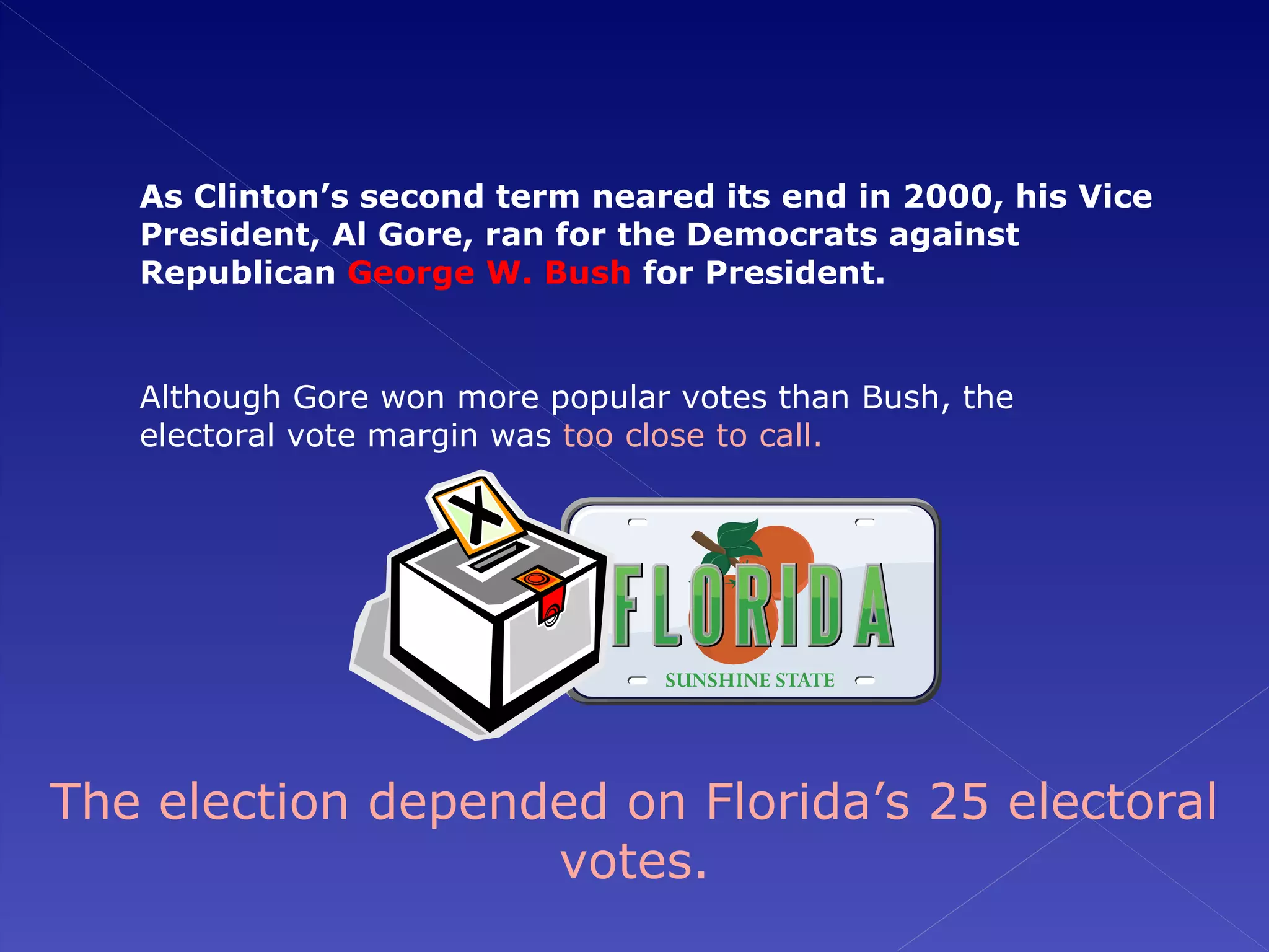 U9L4: The george w. bush presidency | PPT