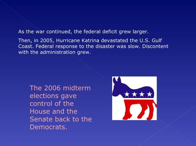 U9L4: The george w. bush presidency | PPT