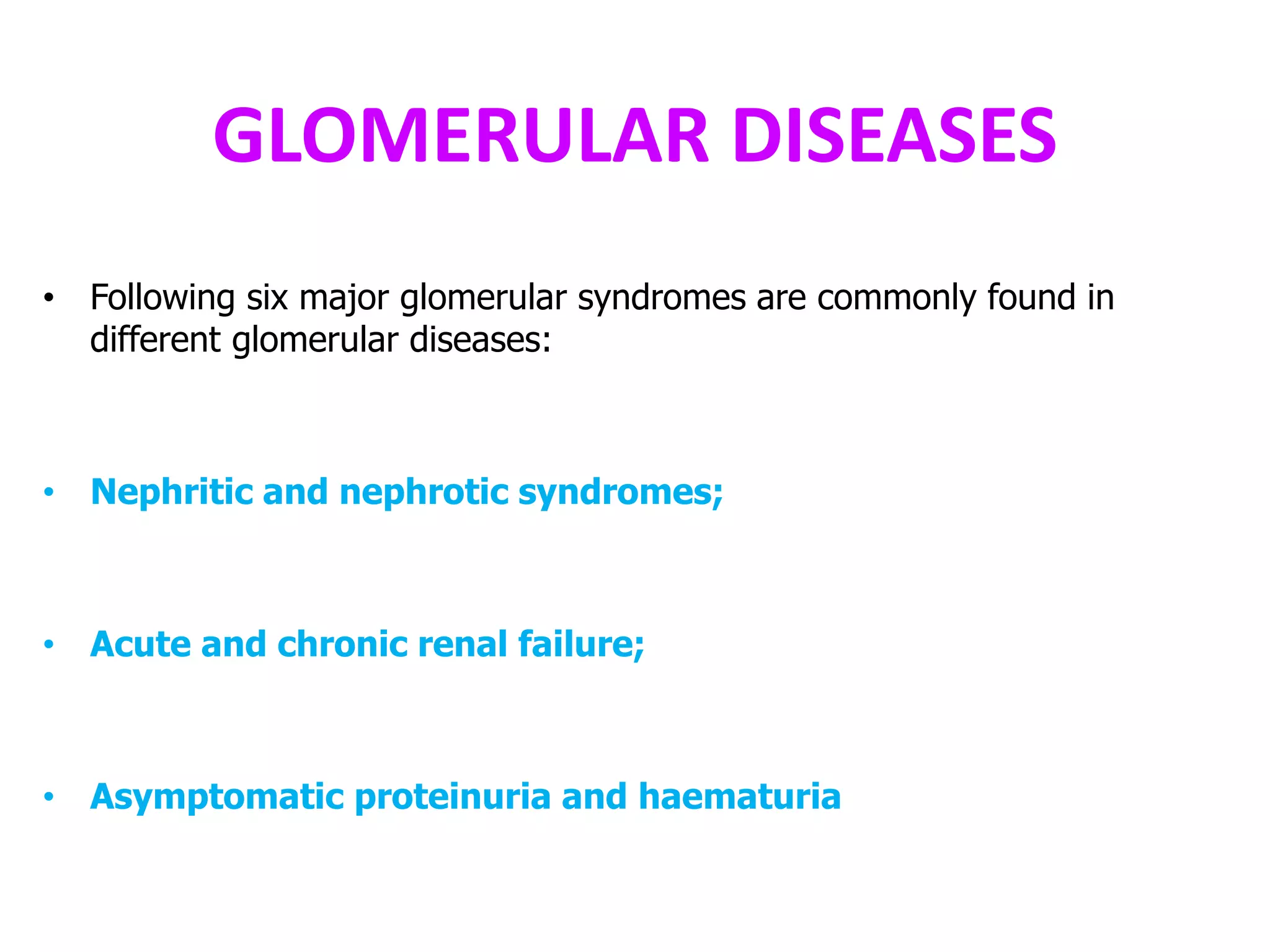 The KIDNEY - PATHOGENESIS OF GLOMERULAR DISEASES | PPTX