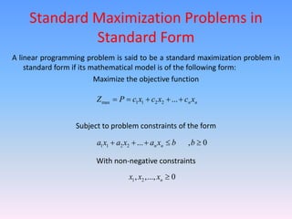 simplex method | PPT