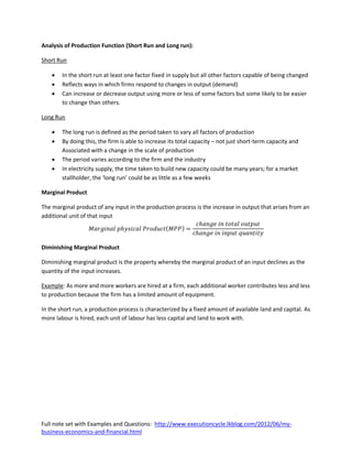 4 the theory of the firm and the cost of production | PDF