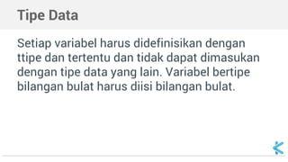 Pemrograman C++ - Tipe Data | PPT