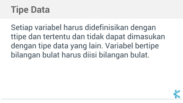 Pemrograman C++ - Tipe Data | PPT
