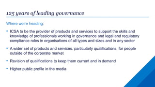 BVI Conference 2016 - Theresa Minnie: ICSA 125 | PPT