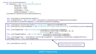4 track kinect@Bicocca - skeletal tracking | PPT