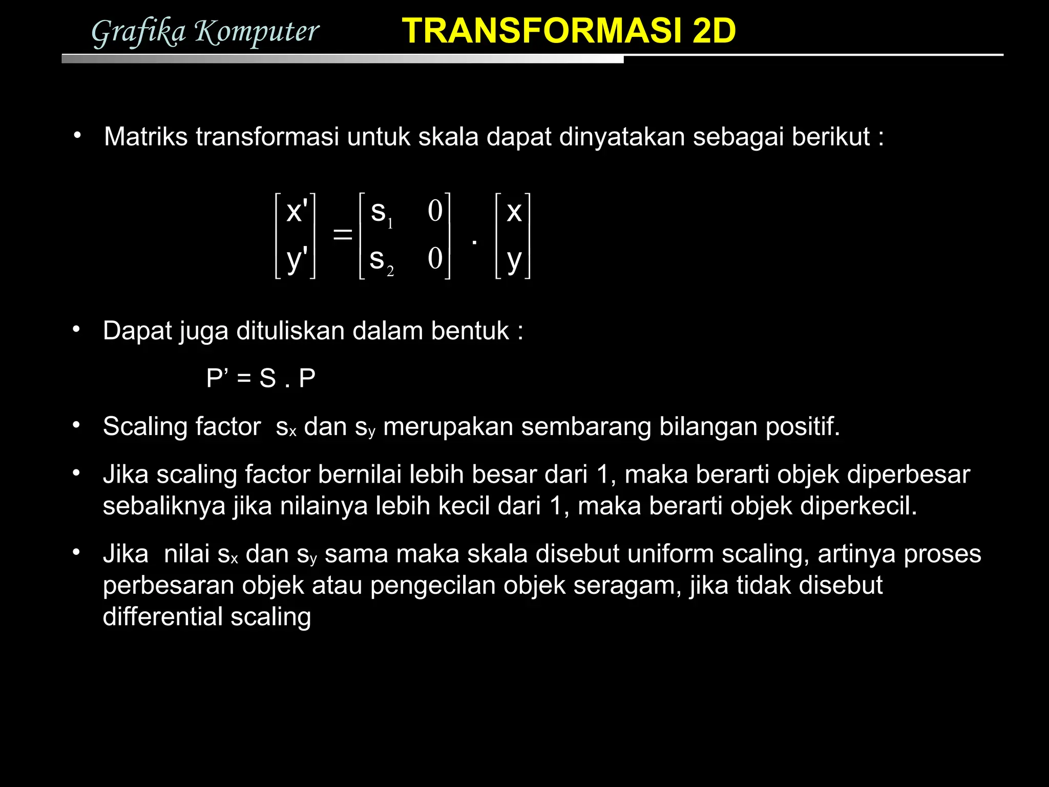 transformasi sederhana kelas 12 semoga bermanfaat | PPT